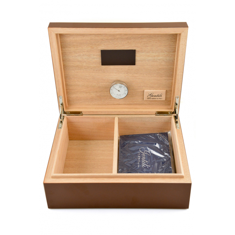 Humidor Gentili Curved "Cigars" Grey